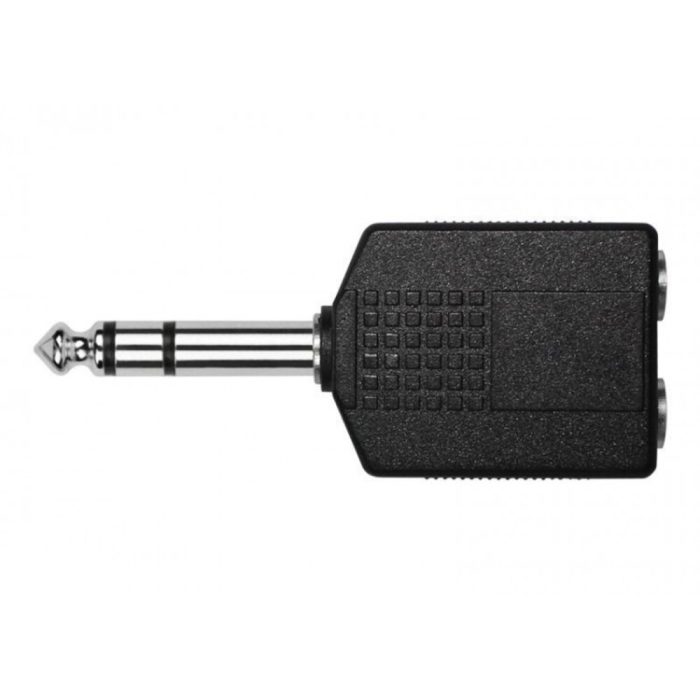 Kirlin Adaptador 2654 2 Jack 6.3 A Plug Stereo - All Music Store