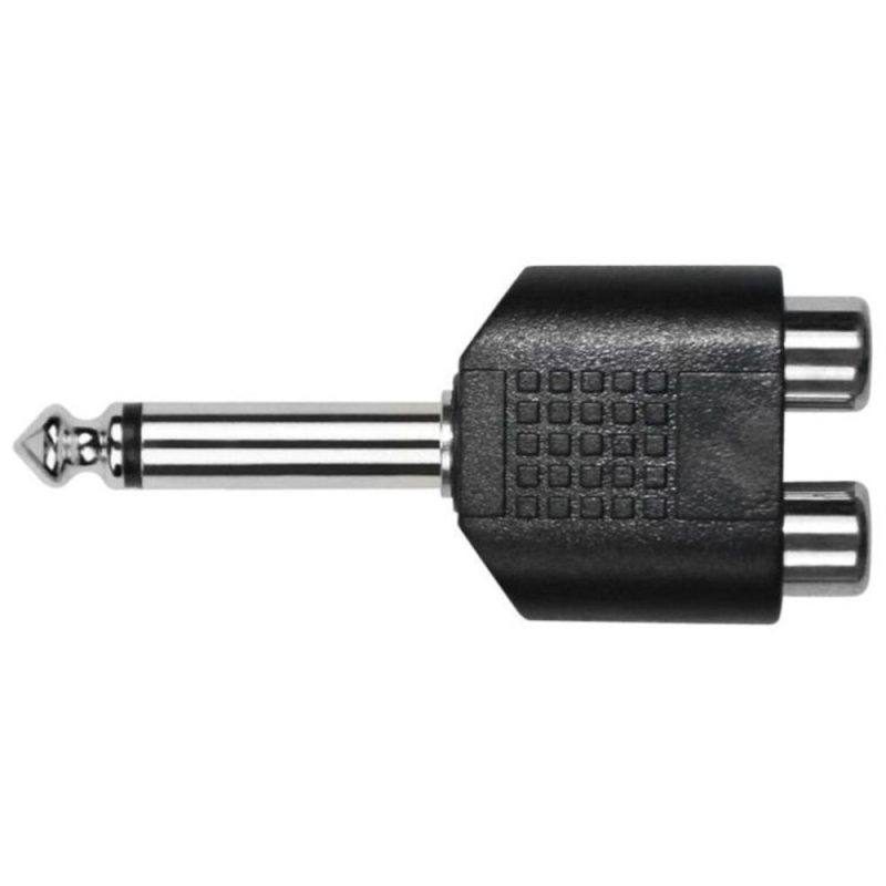 kirlin Adaptador 2657 2 Rca Hembra A Plug Mono - All Music Store